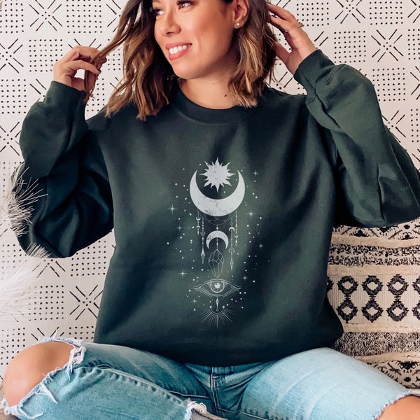 Moon Sweatshirt - Etsy