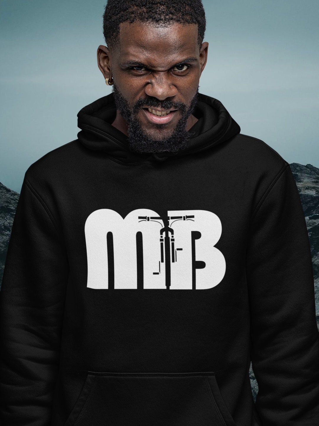 Mountain Bike Hoodie Mountain Bike Sweatshirt Gift for Cyclist Mountain ...