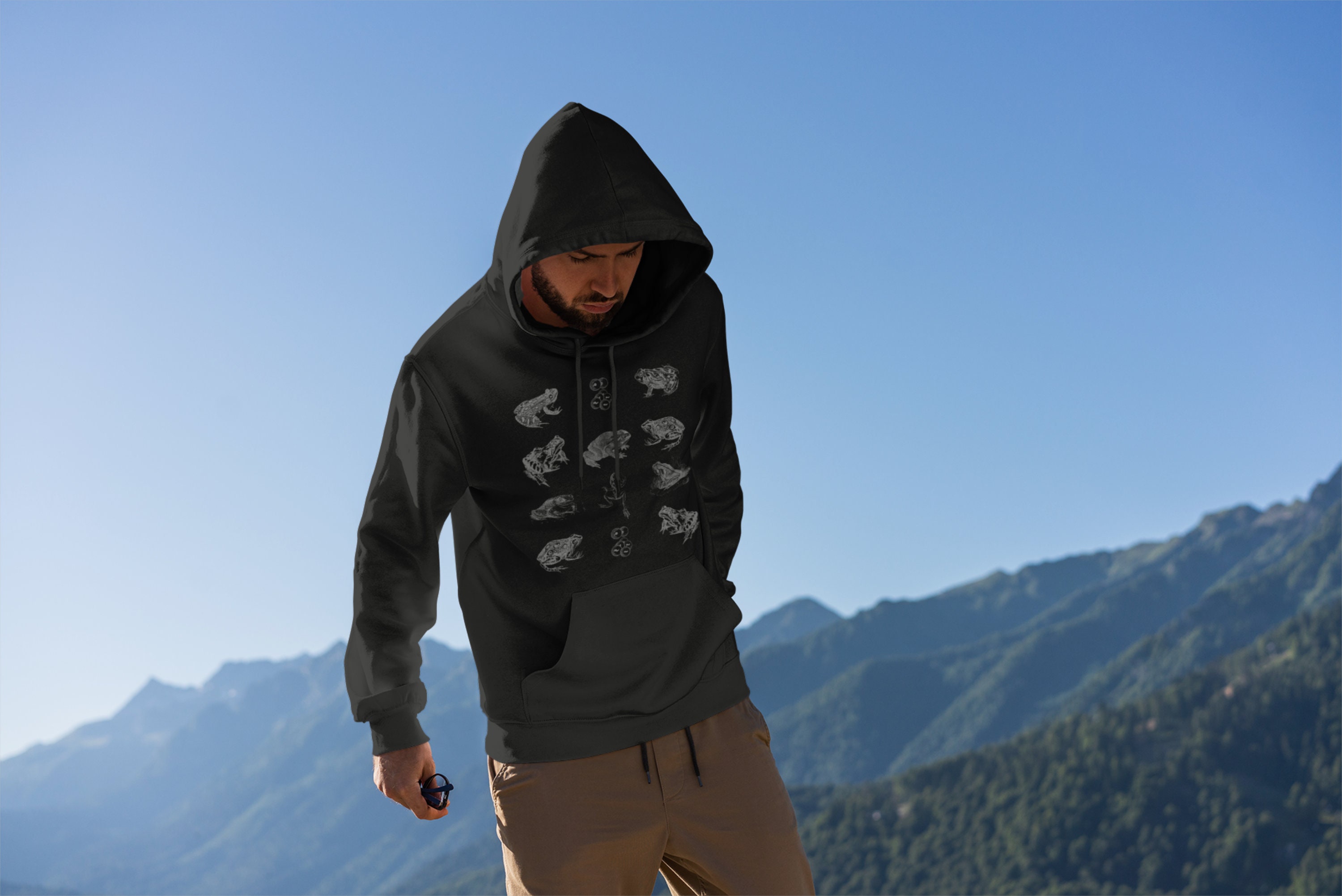Frog and Toad Hoodie Frog Hoodie Goblincore Clothing - Etsy UK