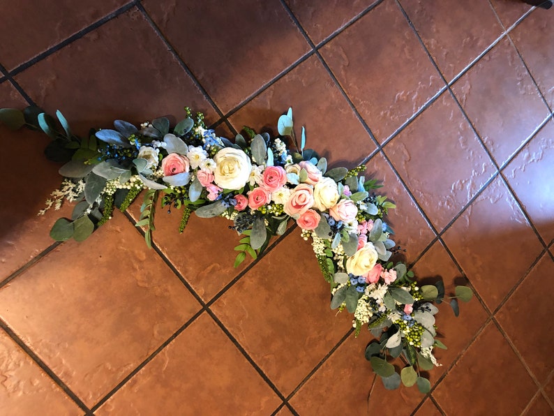 Custom Corner Forever Flower Wedding Arch Arrangements Made From ...