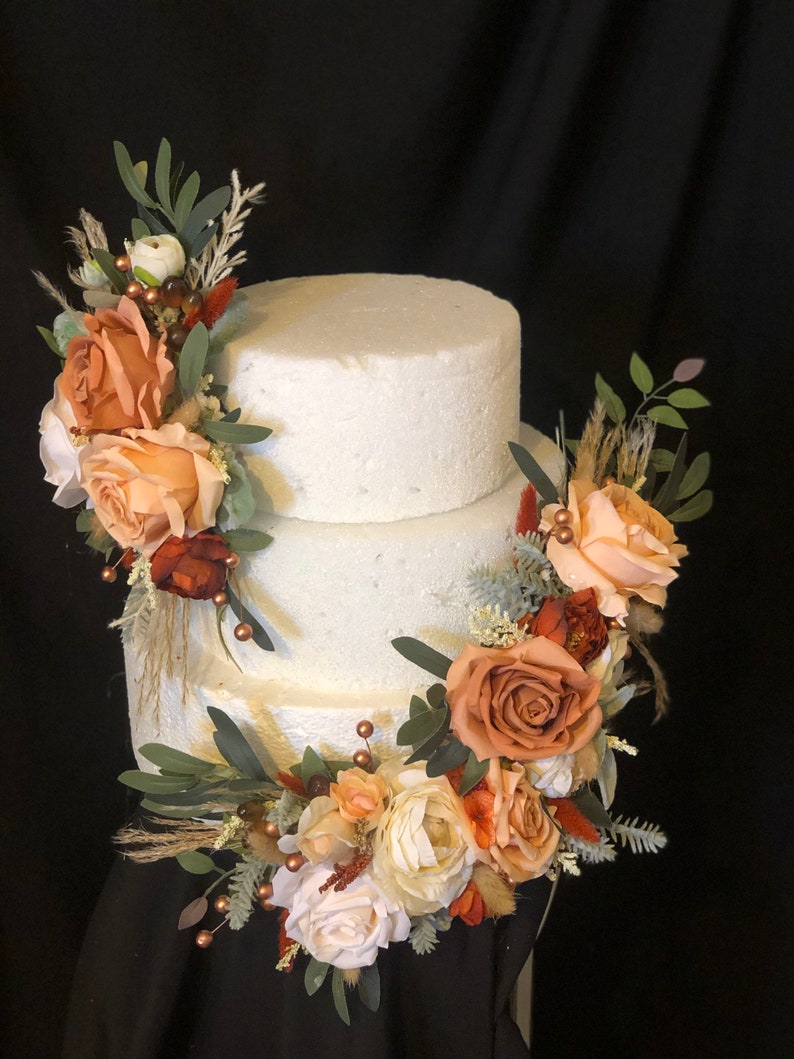 Custom Cascading Cake Flowers (cake Not Included) - Etsy