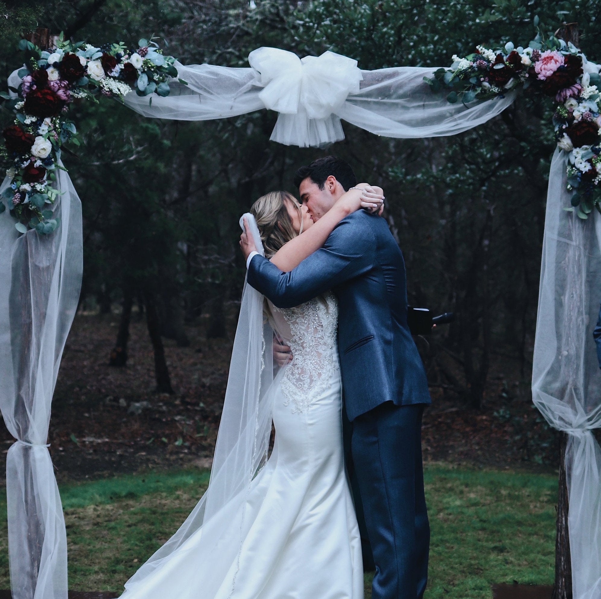 Custom Corner Forever Flower Wedding Arch Arrangements Made From ...