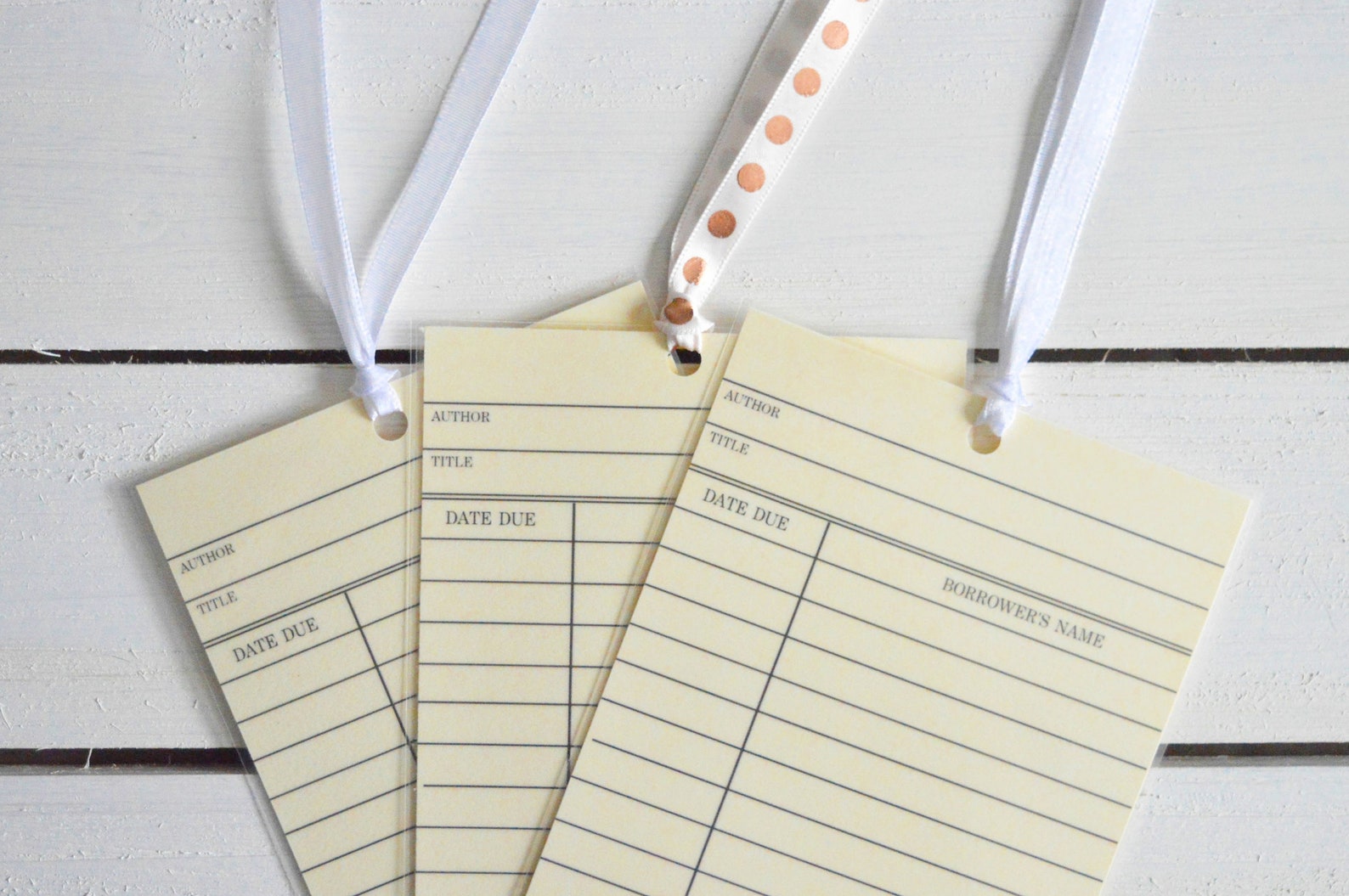 Customizable or Blank Library Card Bookmark Library Card - Etsy