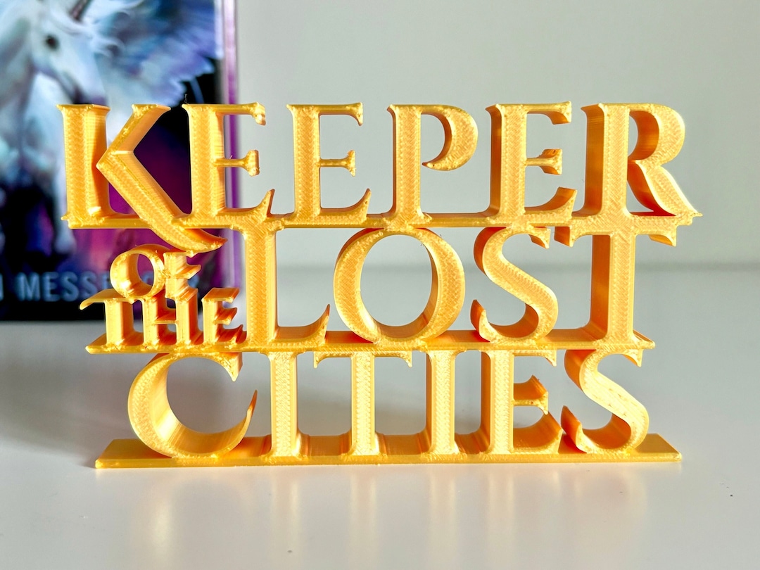 Keeper of the Lost Cities Inspired Sign - Kotlc Desktop Accessories 3d ...