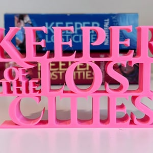 Keeper of the Lost Cities Inspired Sign - Kotlc Desktop Accessories 3d ...