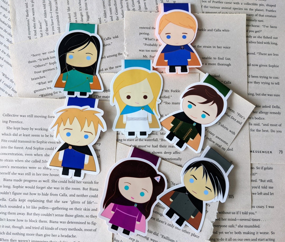 Keeper of the Lost Cities Inspired Magnetic Bookmarks - Kotlc Gift ...