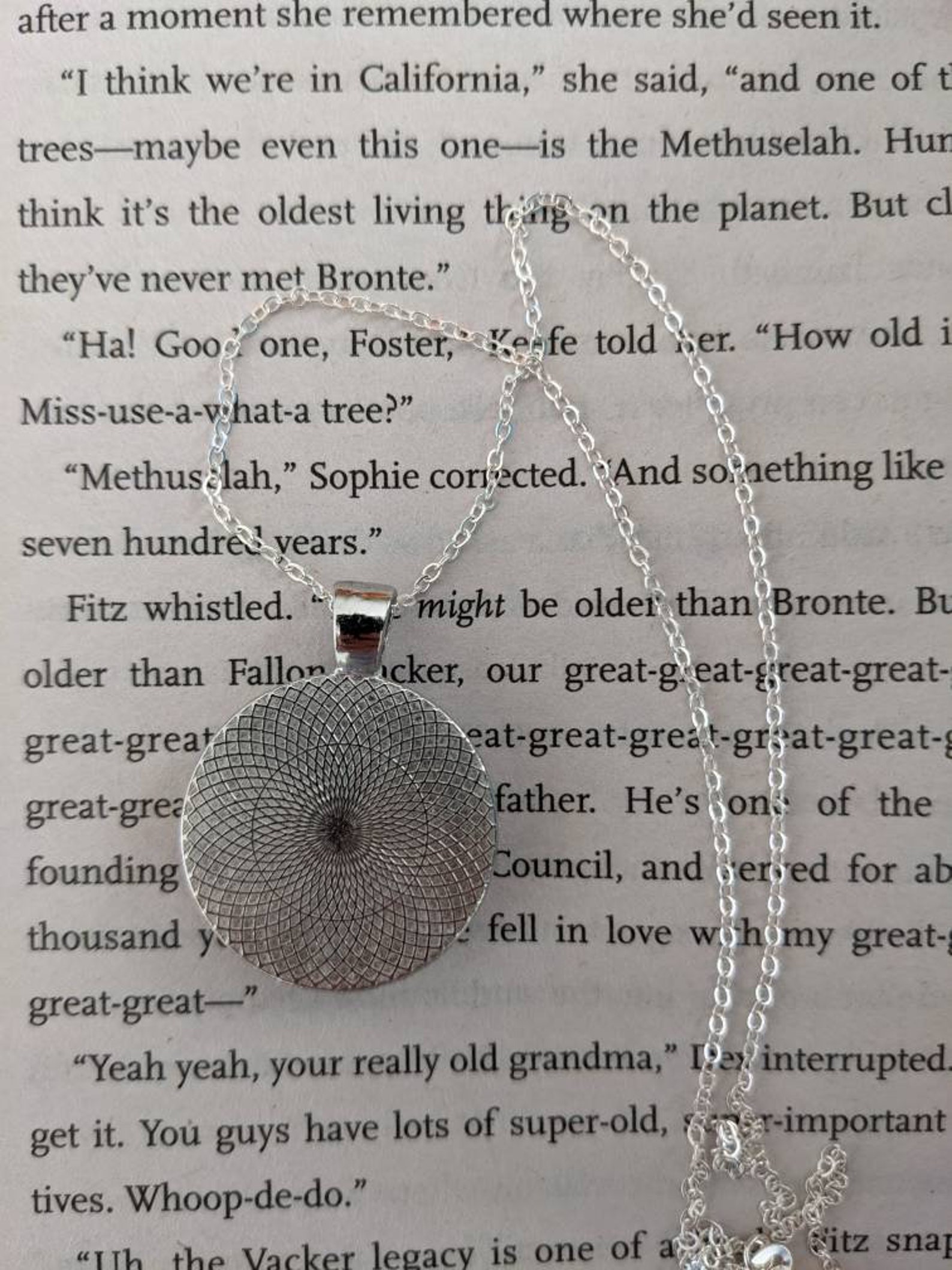 Keeper Of The Lost Cities Necklace Kotlc Pendant Black Etsy