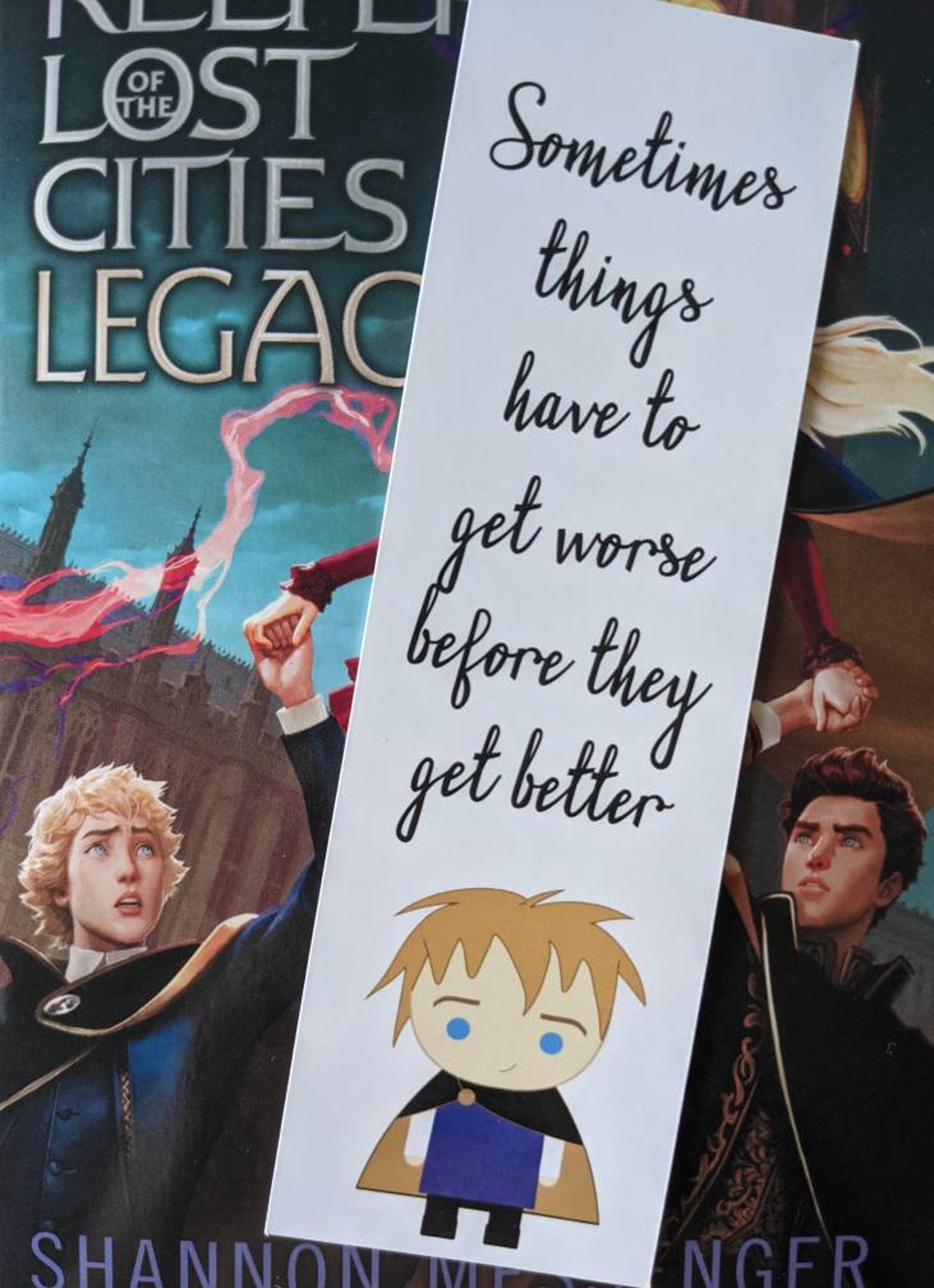 Bookmarks Keeper of the Lost Cities Inspired Kotlc Keefe | Etsy