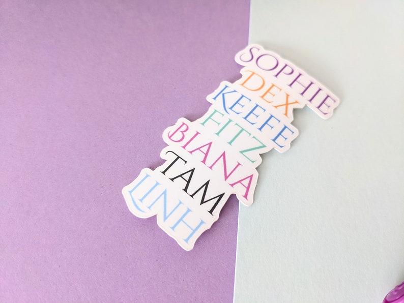 Keeper of the Lost Cities Inspired Stickers -kotlc Kawaii Laptop ...