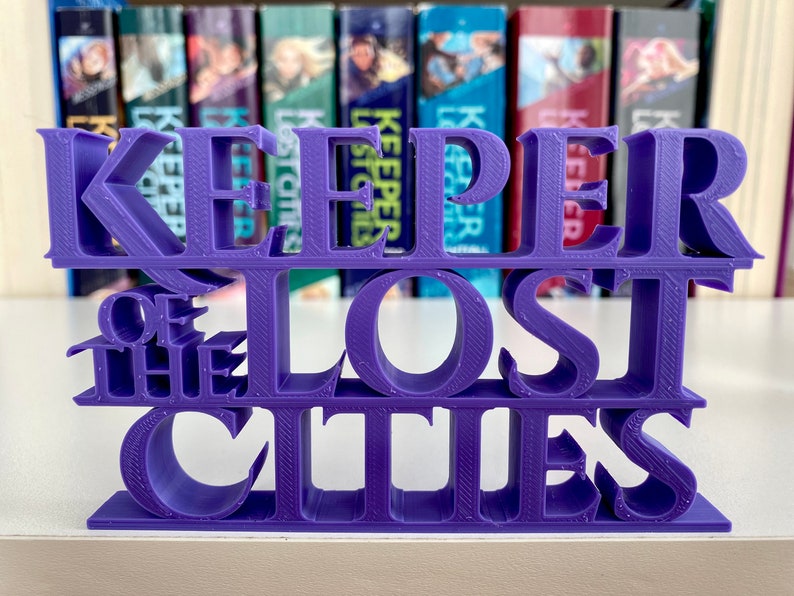Keeper of the Lost Cities Inspired Sign - Kotlc Desktop Accessories 3d ...