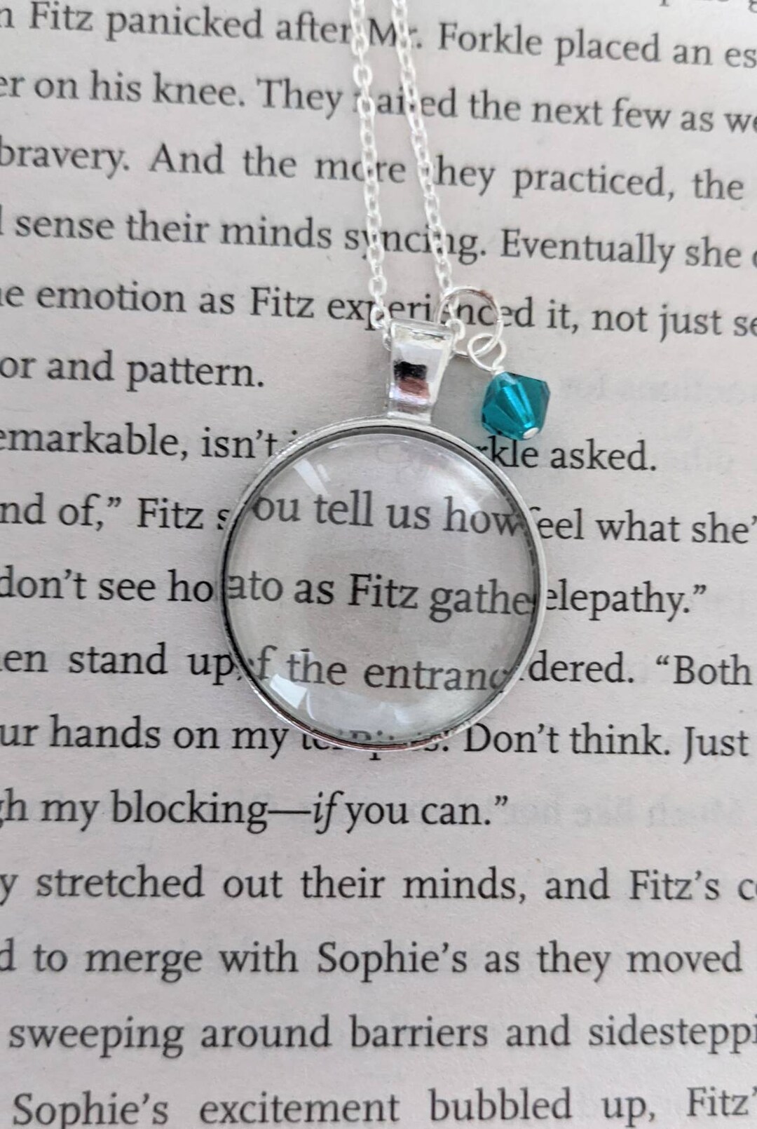 Fitz Vacker Keeper of the Lost Cities Necklace KOTLC Pendant Black Swan ...