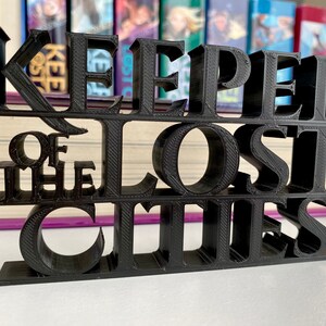 Keeper of the Lost Cities Inspired Sign - Kotlc Desktop Accessories 3d ...