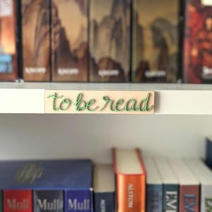 Bookshelf Labels - Shelf Decorations - Repositionable Book Cart Sign ...