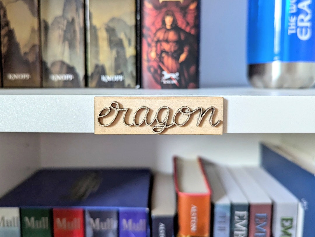 CUSTOM Book Series Bookshelf Labels Bookish Merch Shelf Decorations ...