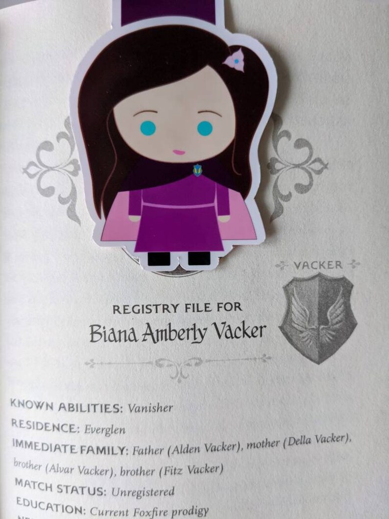 Keeper of the Lost Cities Inspired Magnetic Bookmarks Kotlc | Etsy