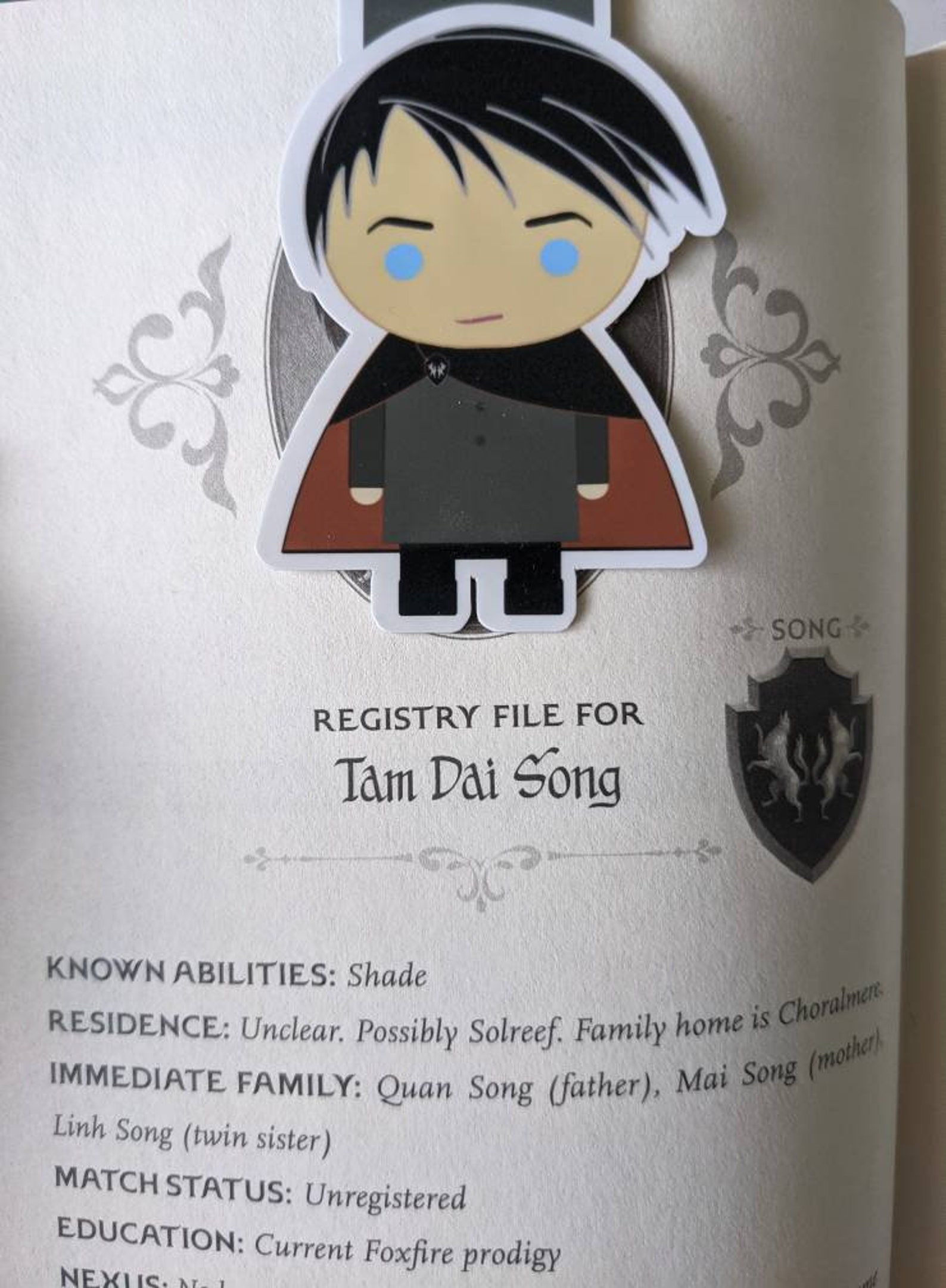 Keeper of the Lost Cities Inspired Magnetic Bookmarks Kotlc | Etsy