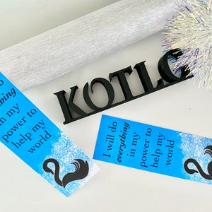 Black Swan Pledge Bookmarks Keeper of the Lost Cities Inspired - Kotlc ...