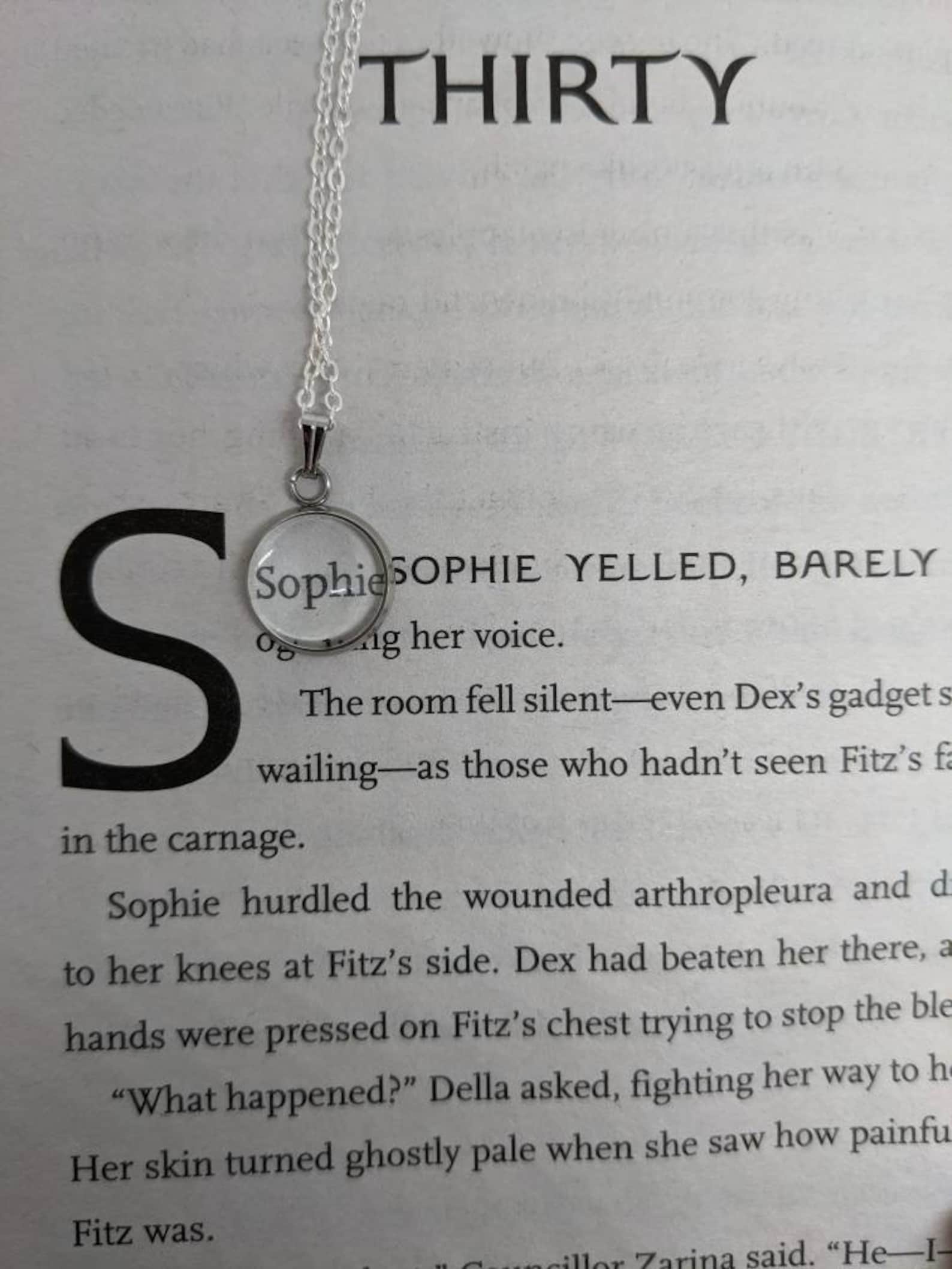 Keefe / Sophie, Keeper of the Lost Cities Necklace - KOTLC Pendant ...