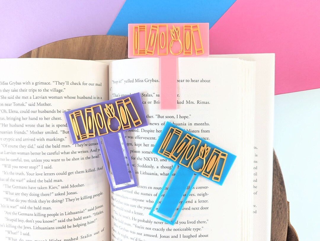 Bookshelf 3d Printed Clip-on Bookmark Bookish Merch - Etsy
