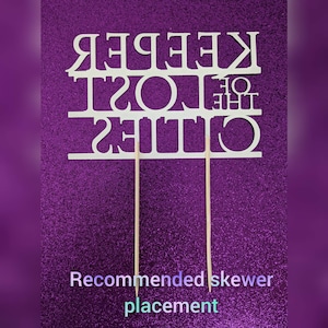 Cake Topper Keeper of the Lost Cities Inspired - Kotlc Birthday Party ...