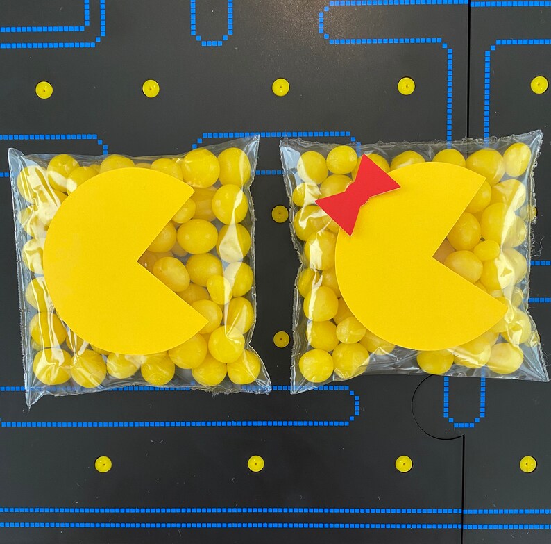 Pac-Man/Ms. Pac-Man Party Favors Power Pellets Take-homes | Etsy