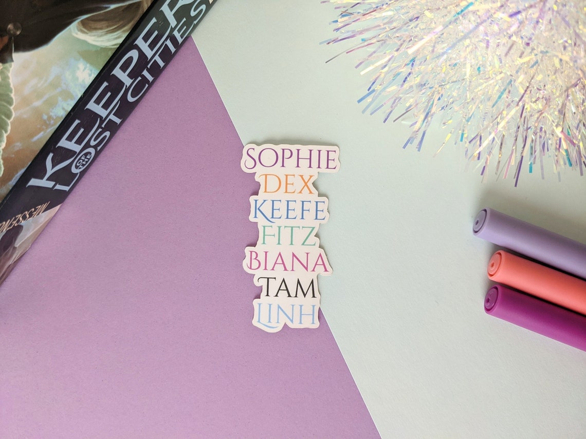 Keeper of the Lost Cities Inspired Stickers -kotlc Kawaii Laptop ...