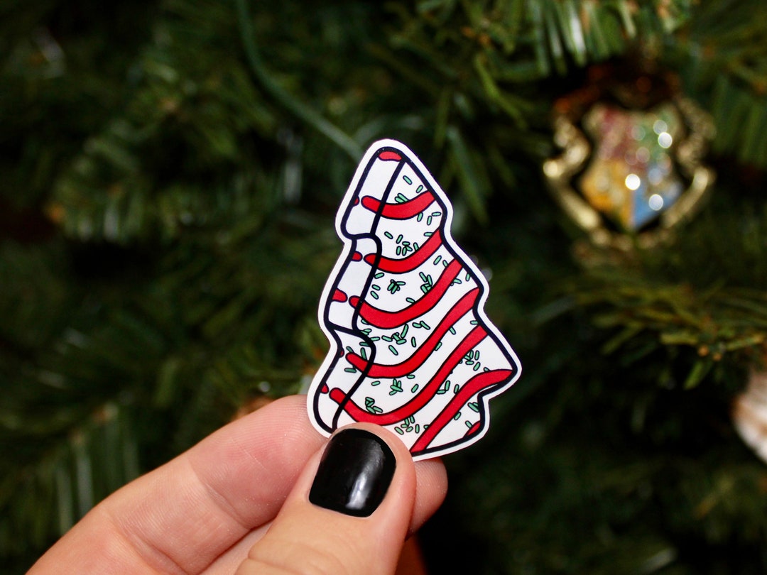 Little Debbie Cakes Christmas Tree | Water Resistant Sticker - Etsy