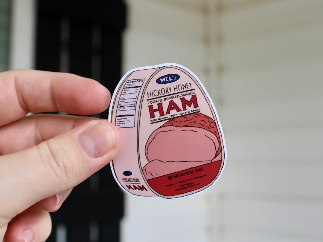 Honey Baked Ham, Christmas With the Kranks | Water Resistant Sticker - Etsy