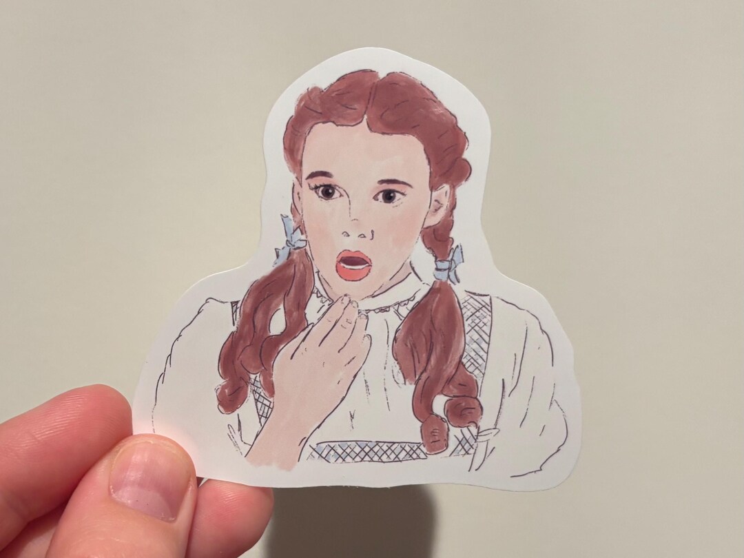 Dorothy, Wizard of Oz, Judy Garland | Water Resistant Sticker - Etsy