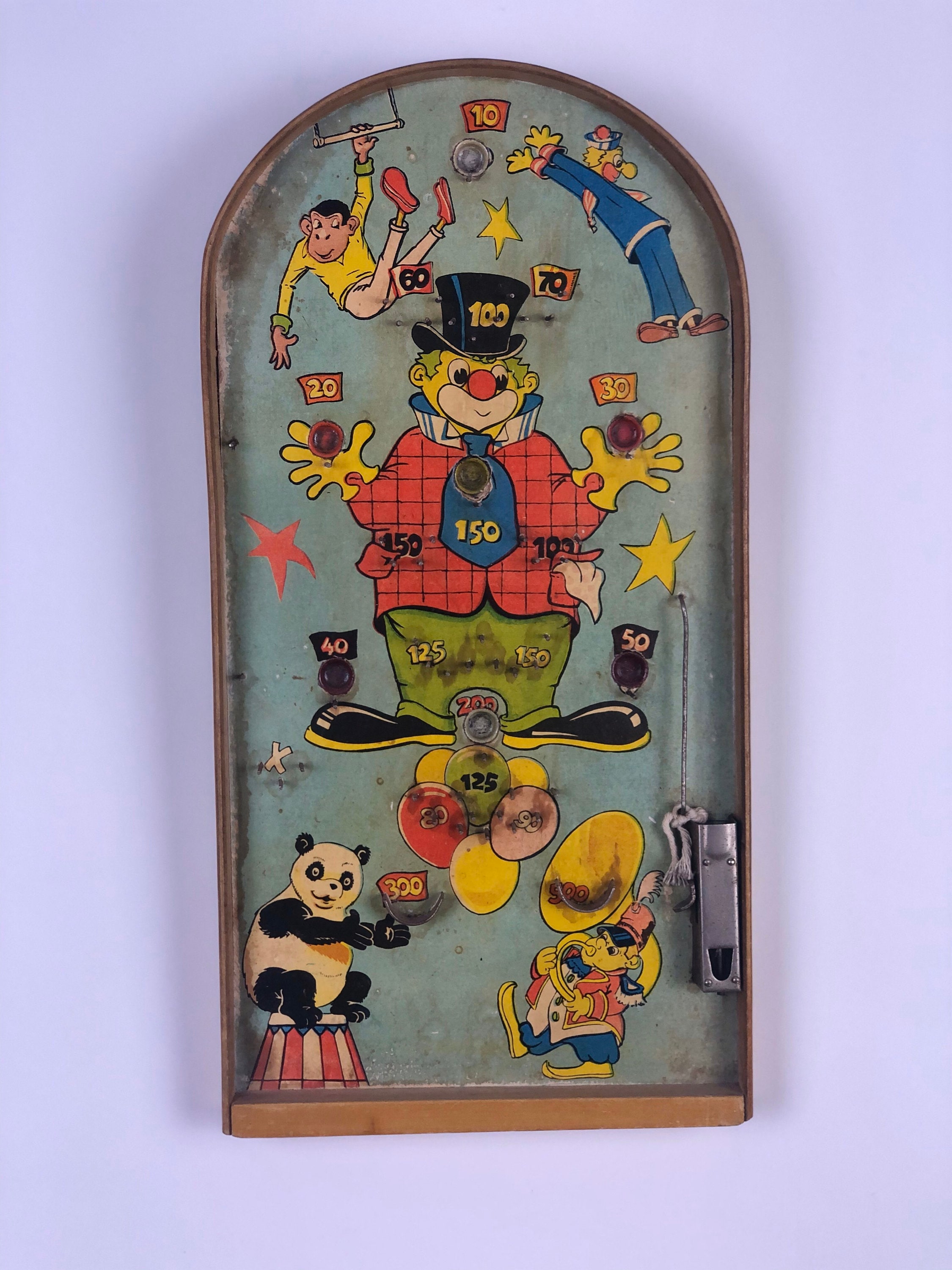 Vintage USSR Childrens Handheld Pinball Game - Etsy