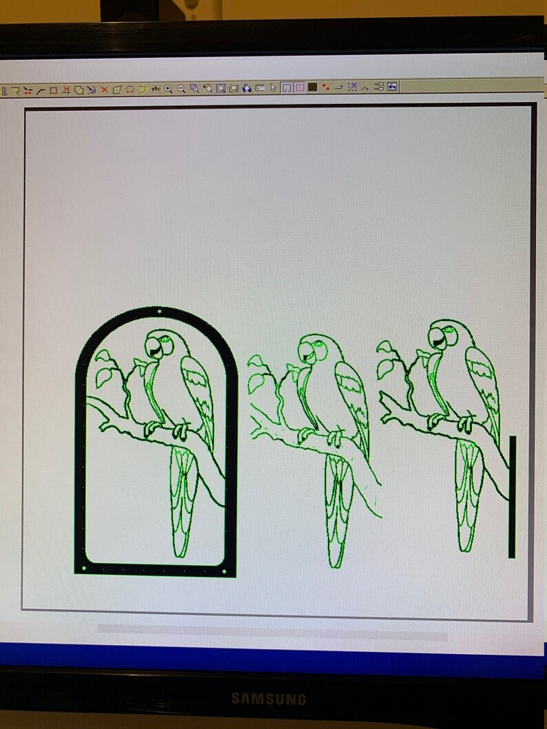 Australian Parrot Dxf Svg - Etsy Australia