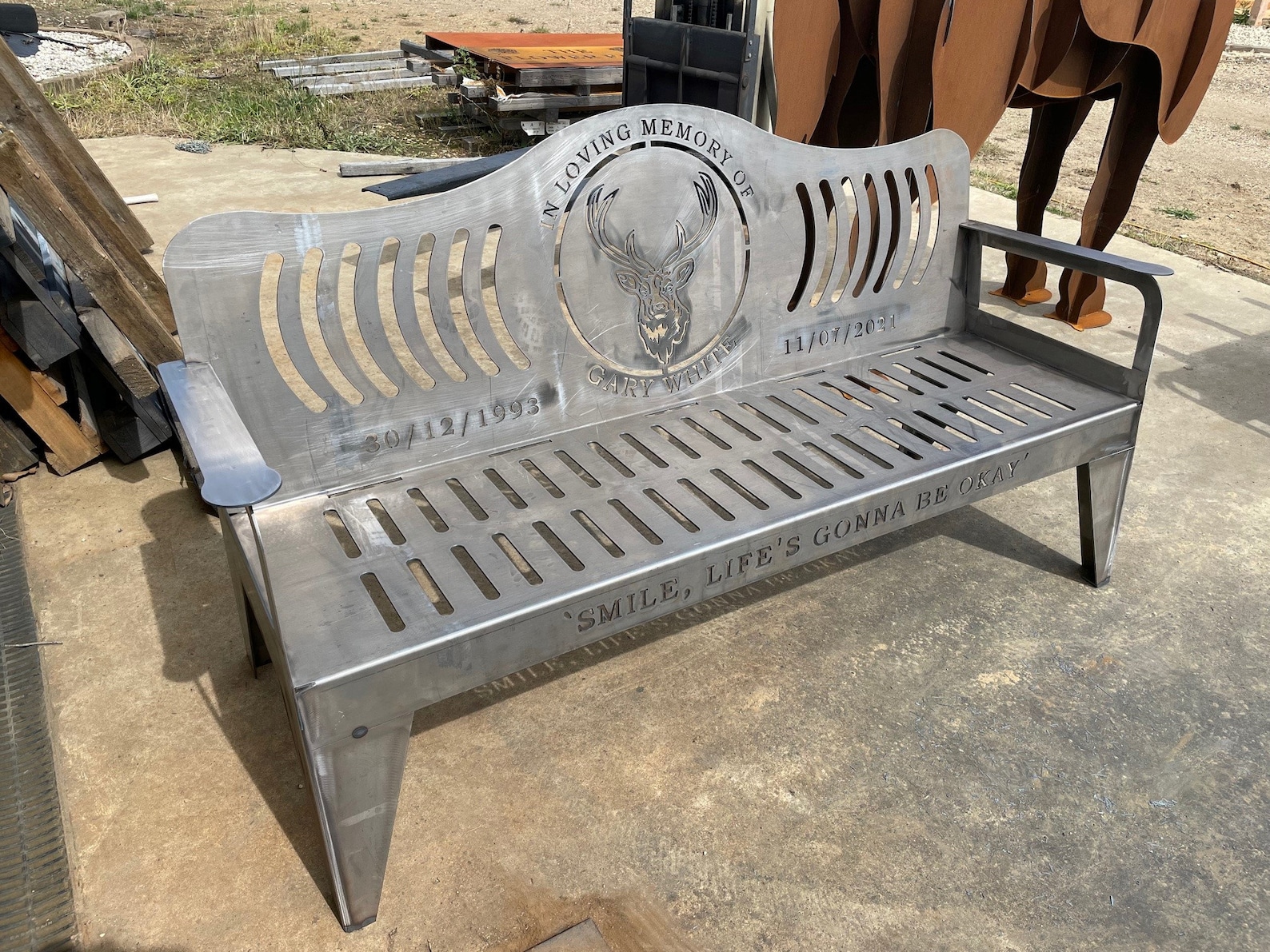 Garden Bench Dxf Svg - Etsy