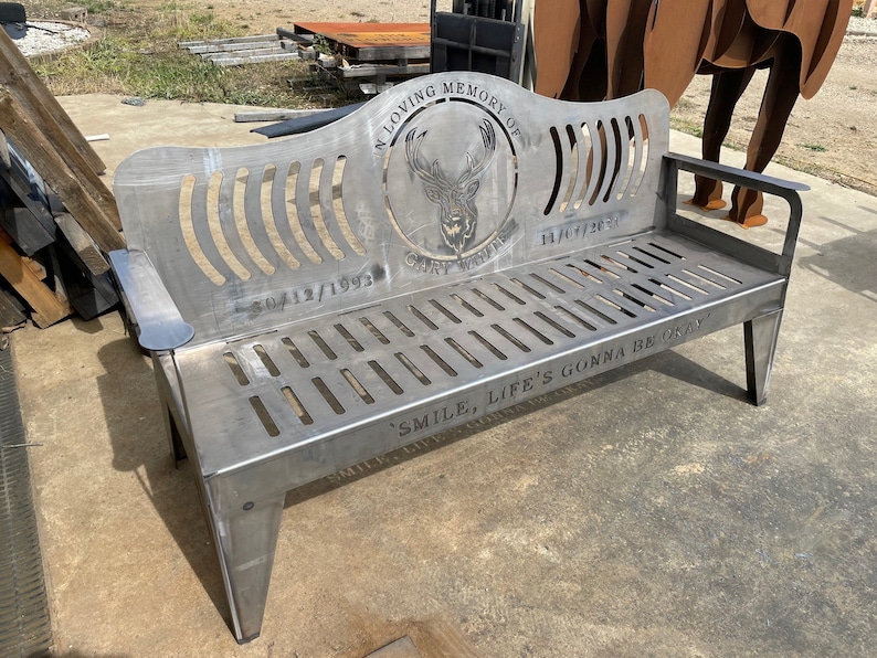 Garden Bench Dxf Svg - Etsy