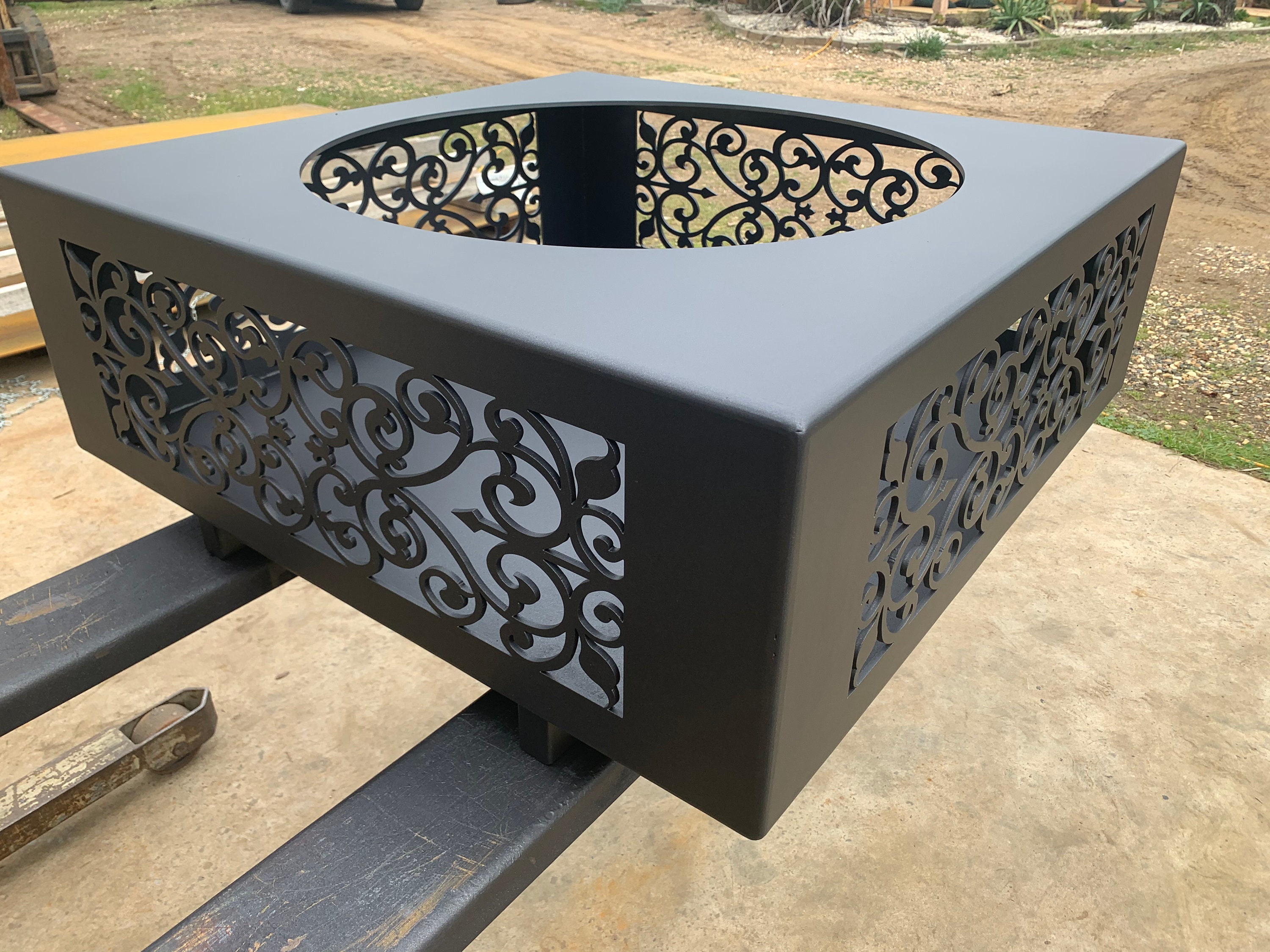 Fire Pit DXF SVG - Etsy