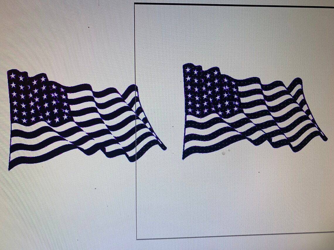American Flag Waving Dxf Svg - Etsy Canada