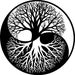 Tree of Life Ying Yang DXF SVG EPS Png - Etsy