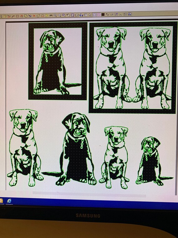 Labradors Dxf Svg | Etsy Australia