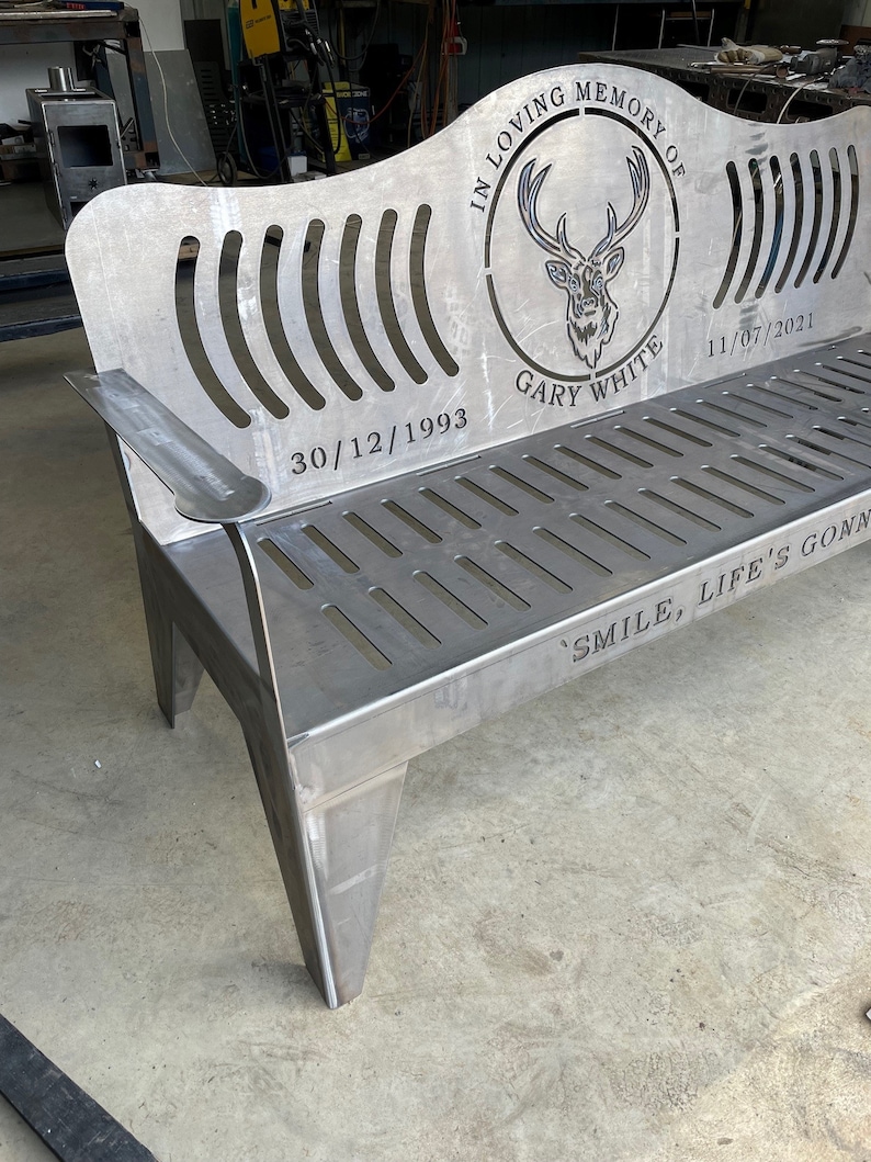 Garden Bench Dxf Svg - Etsy