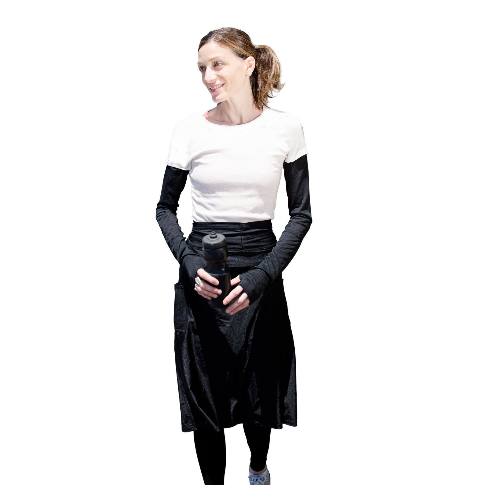 Full Cover Arm Sleeves Black With Thumb Holes Arm Compression - Etsy