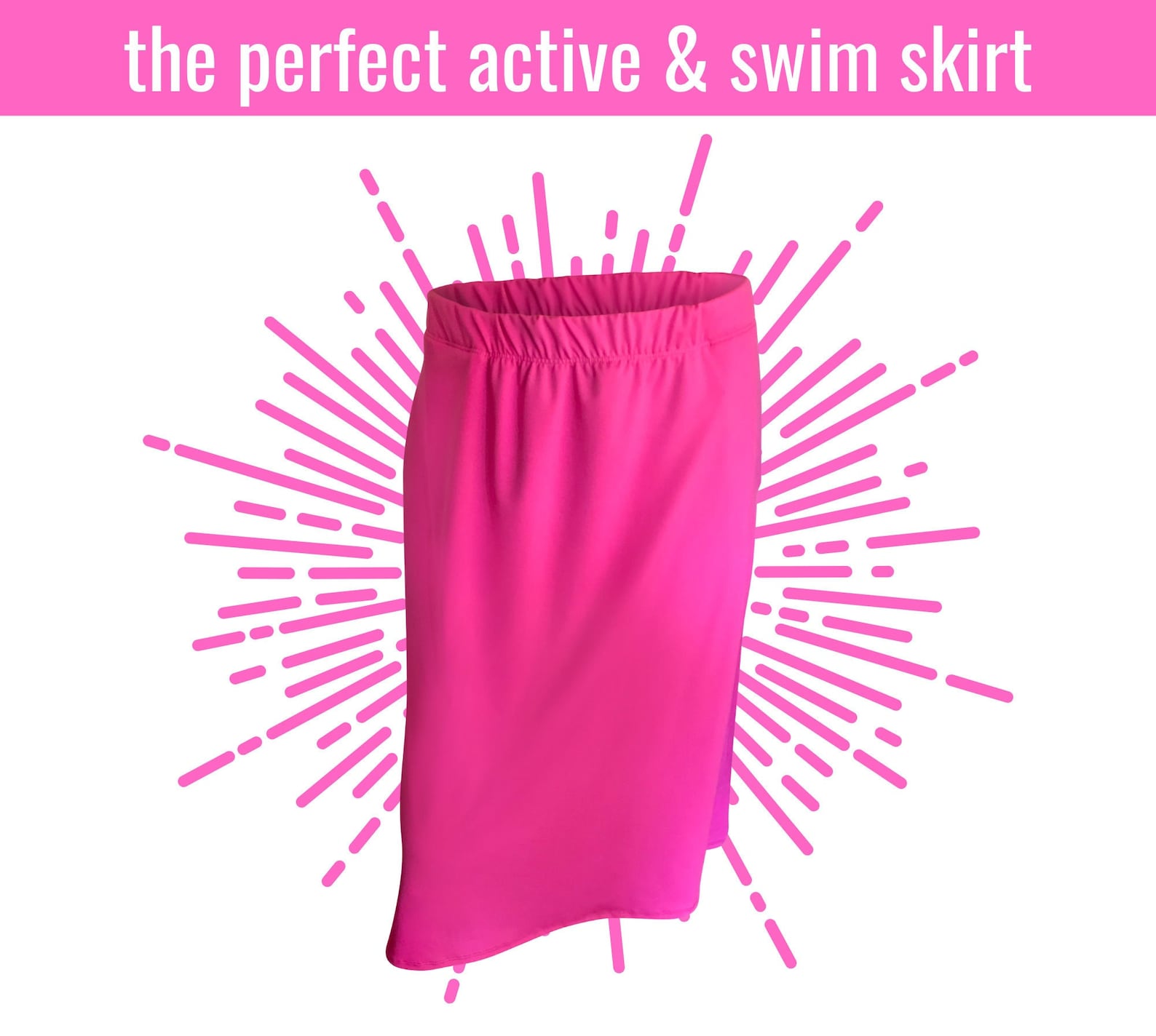 Modest Exercise Skirt, Swim Skirt Swimwear Swimsuit Tzniut Tznius Skirt ...