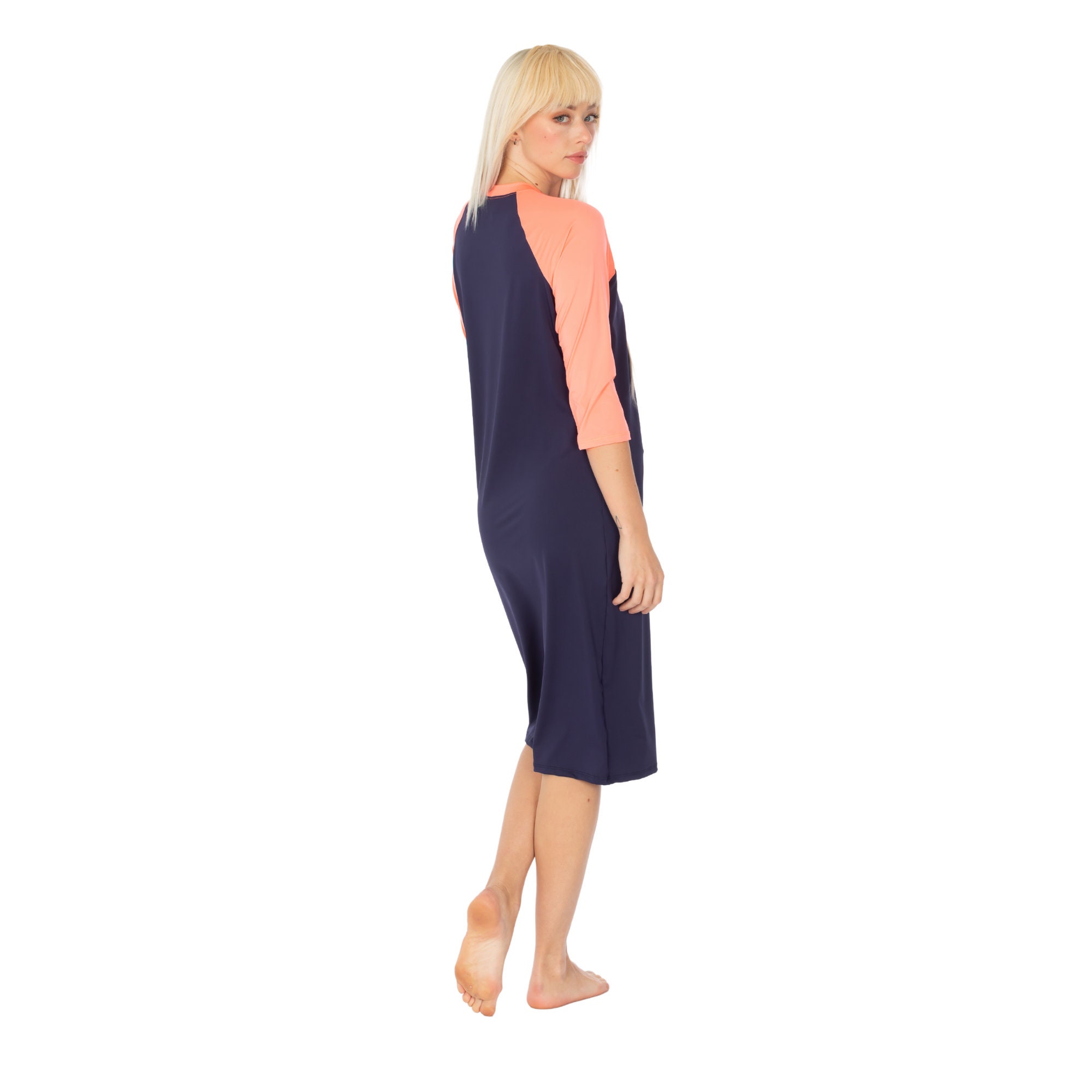 Modest Swim Dress Full Cover Tznius Swimwear Muslim Swimwear Swim Dress ...