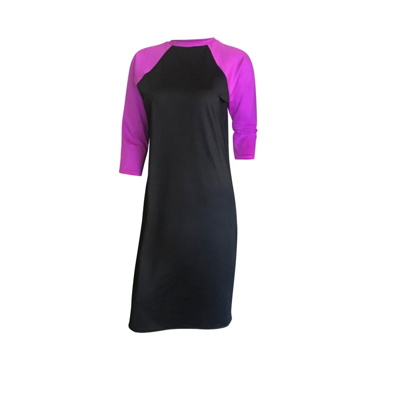Modest Swim Dress Sun Protection UV 50+ Women's Swimsuit Full Cover ...