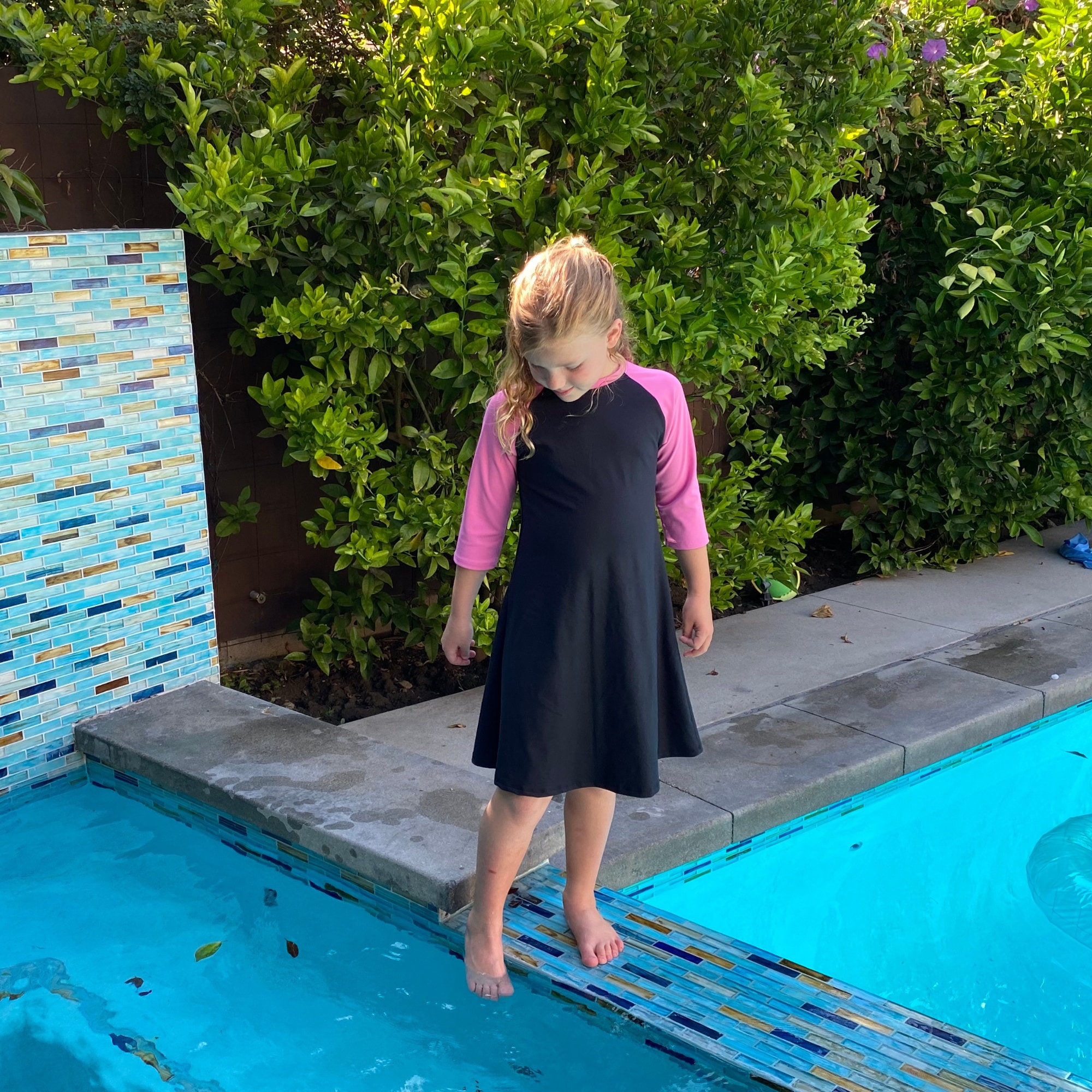 Swimwear for Girls Modest Swimdress Beach Coverup Pool - Etsy