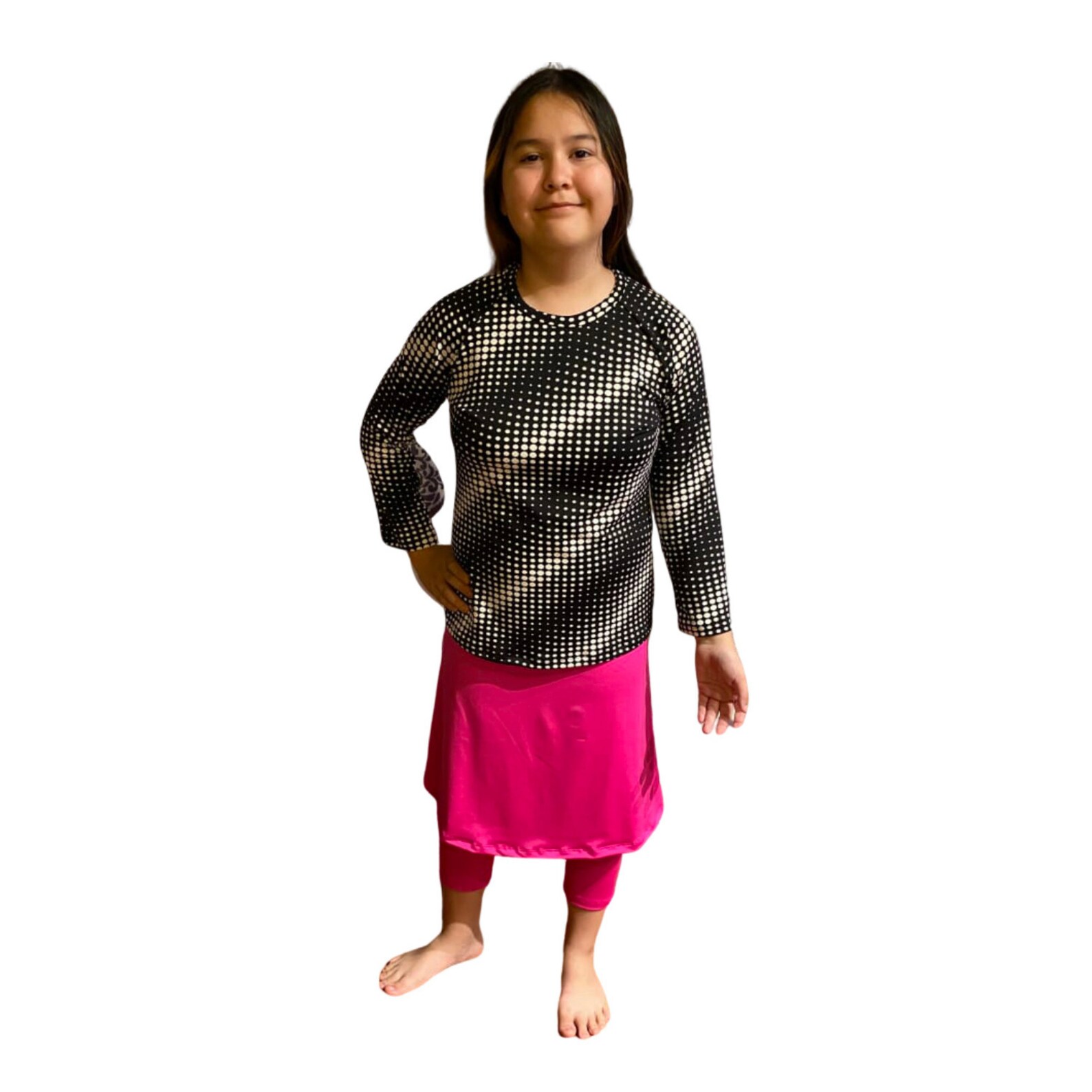 Junior Girls Activewear, Leggings W Attached Skirt, Mini Flared Skirted ...