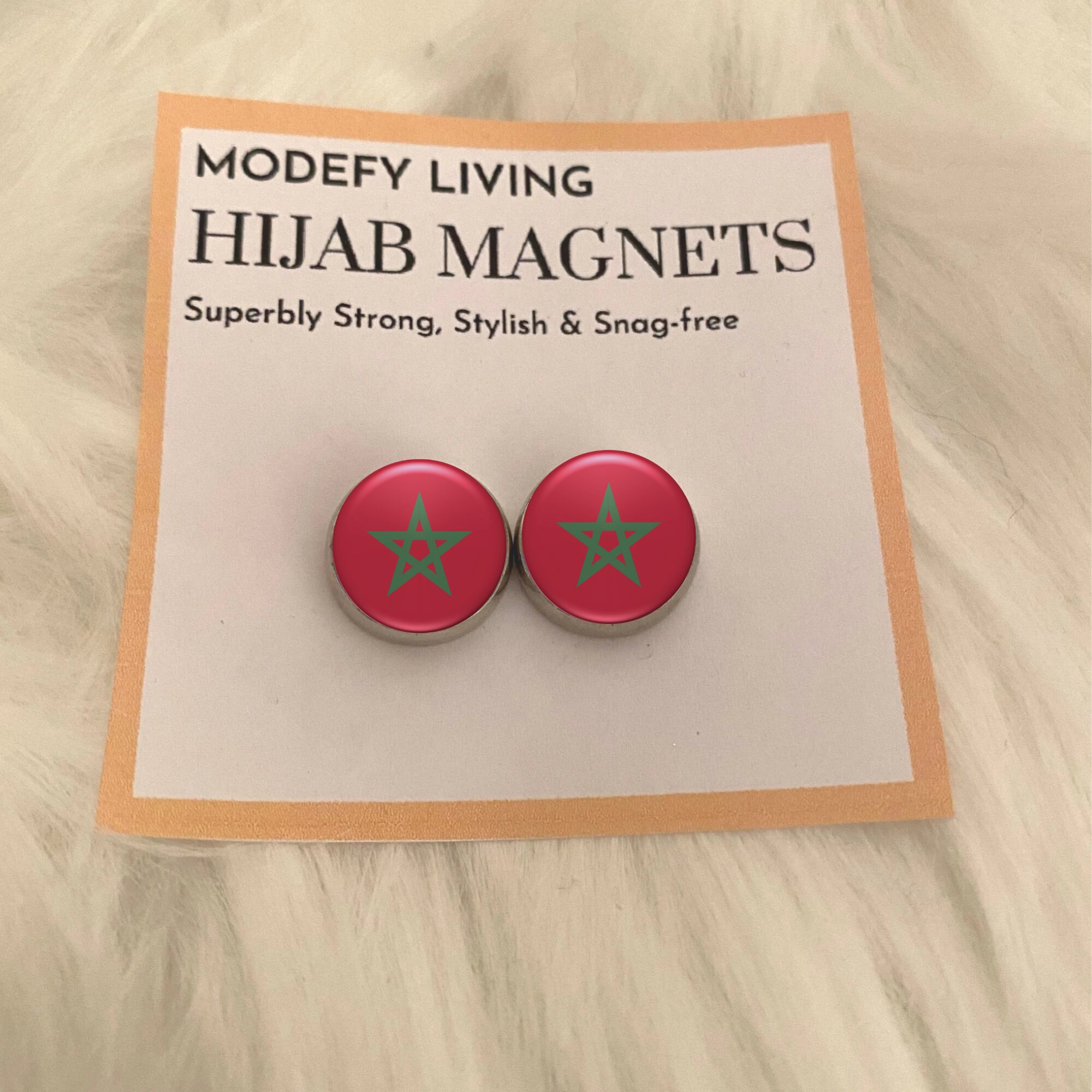 Hijab Magnets | Hijab Pins| Hijab Closure | Morocco Flag | Morocco ...
