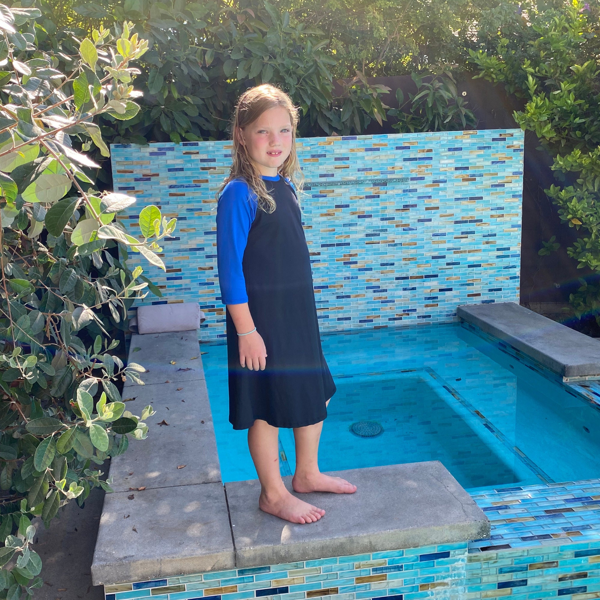 Swimwear for Girls Modest Swimdress Beach Coverup Pool - Etsy