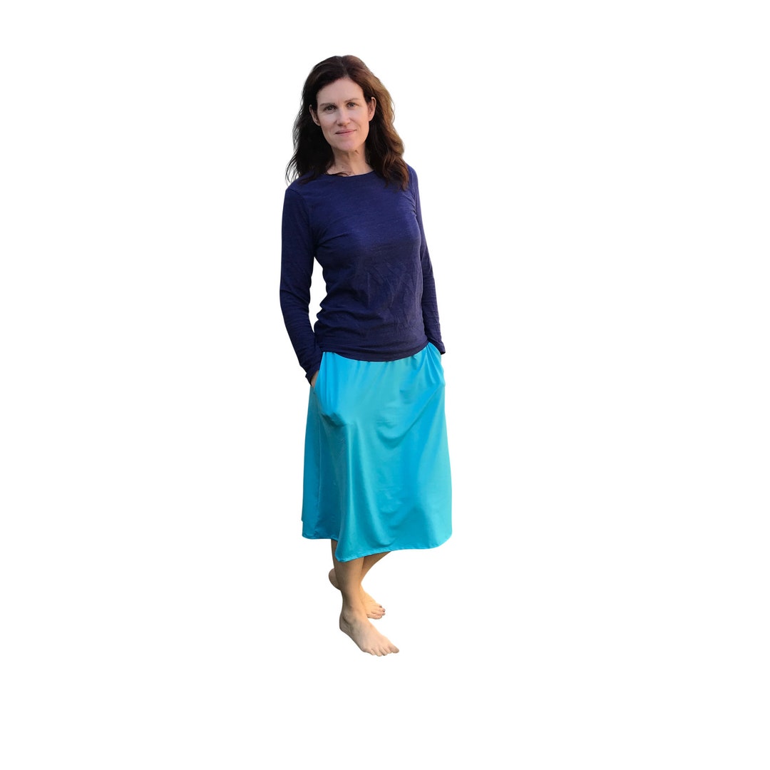 Modest Exercise Skirt Swim Skirt Running Skirt Turquois Golf Skirt ...