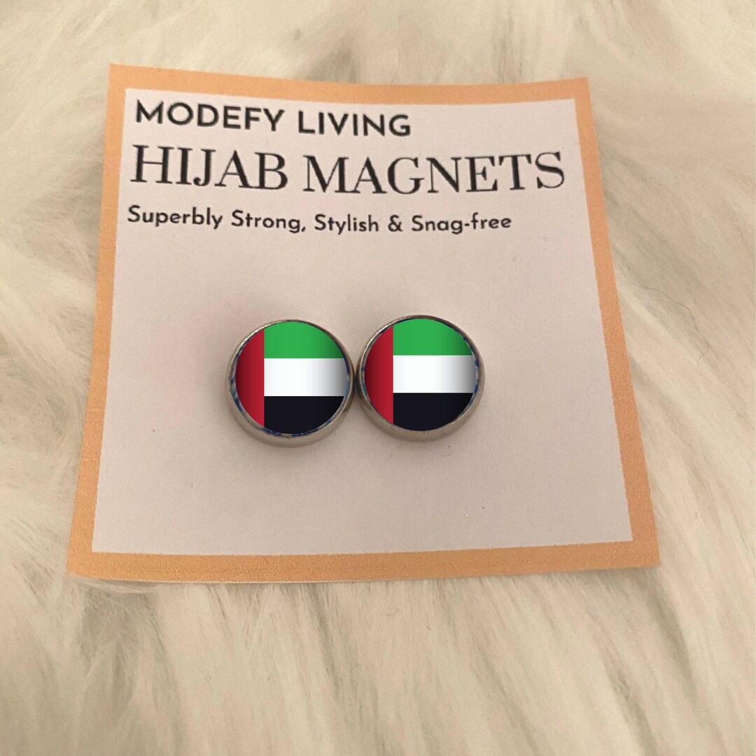 Hijab Magnets | Hijab Pins| Hijab Closure | UAE Flag | Emirates Magnet ...