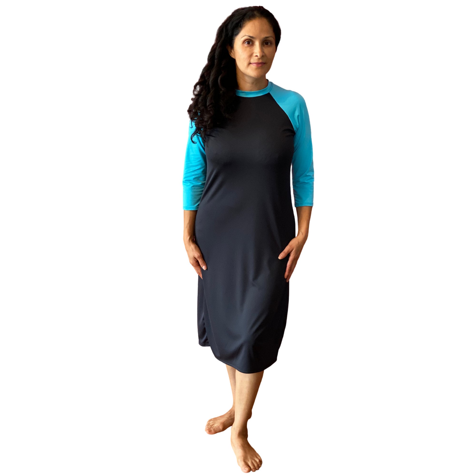 Modest Swim Dress Full Cover Islamic Swimwear Tzniut Activewear ...