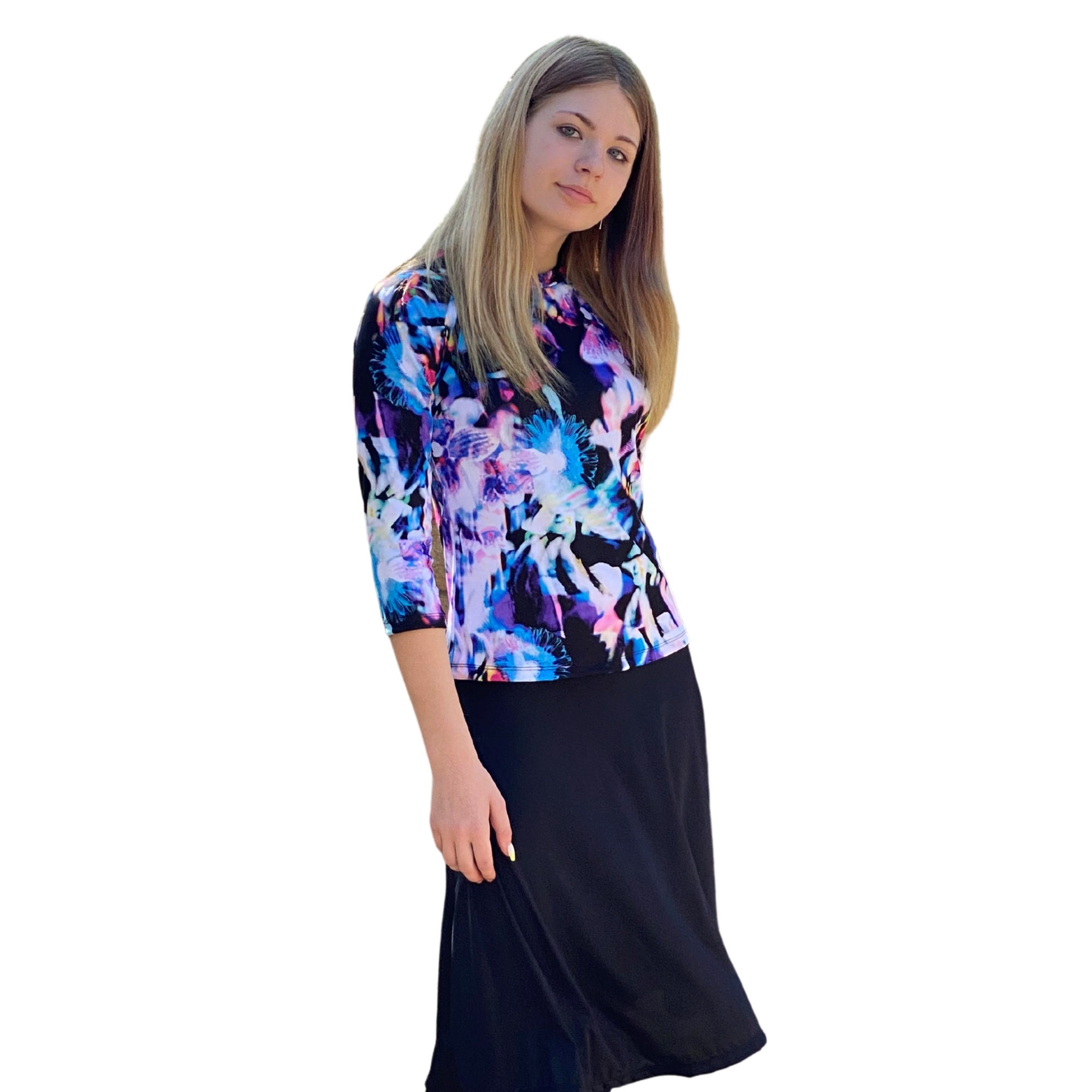 Modest Swim Skirt, Long Swim Bottoms, Sun Protection Swim Skirt, Modest ...